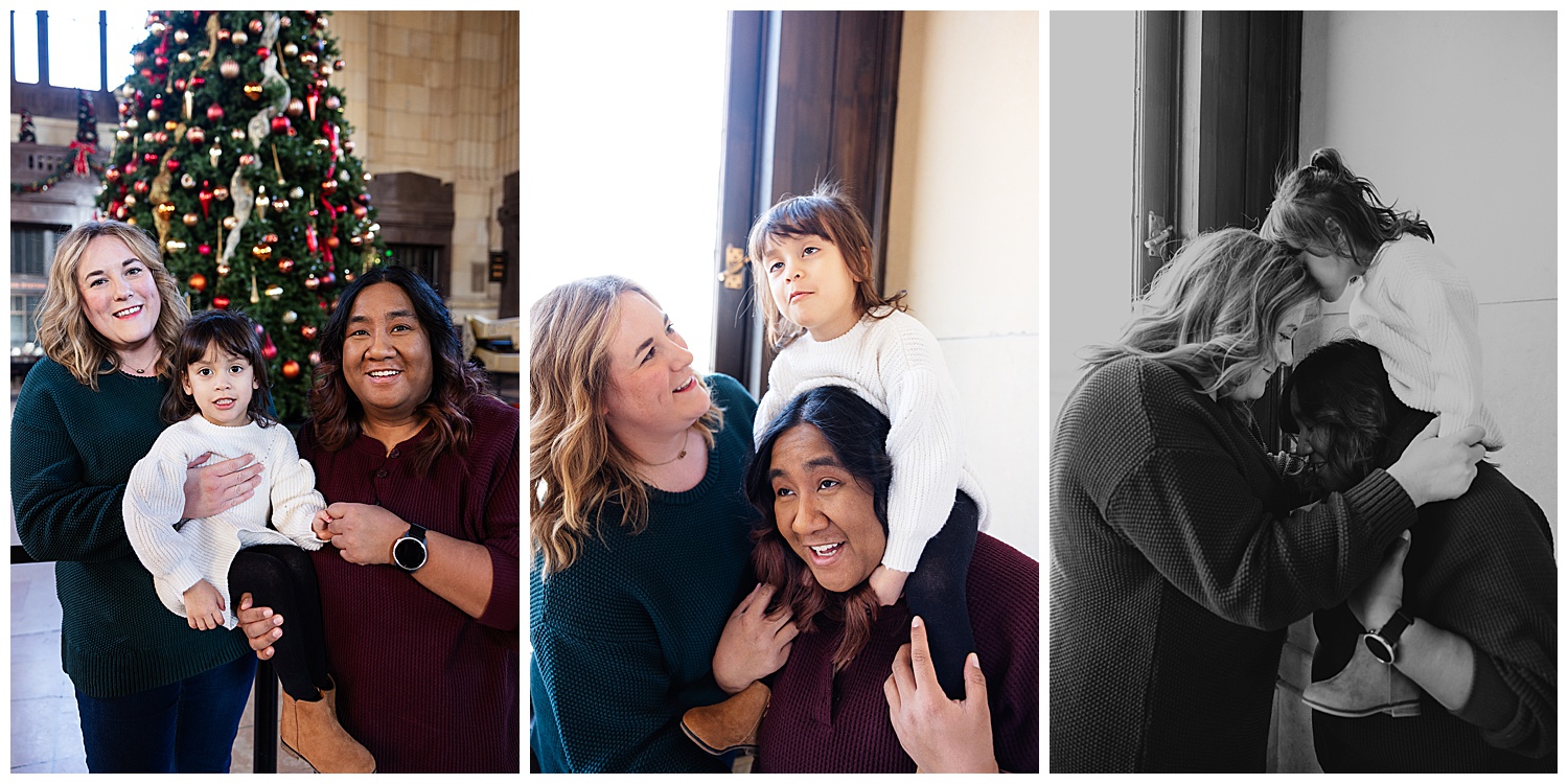 LGBTQ-Friendly Family Christmas Photos - Showit Blog